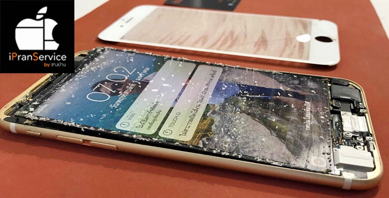 iPhoneหน้าจอแตก ซ่อมแบบไหนได้บ้าง?? - iPran Service สาขารัชโยธิน